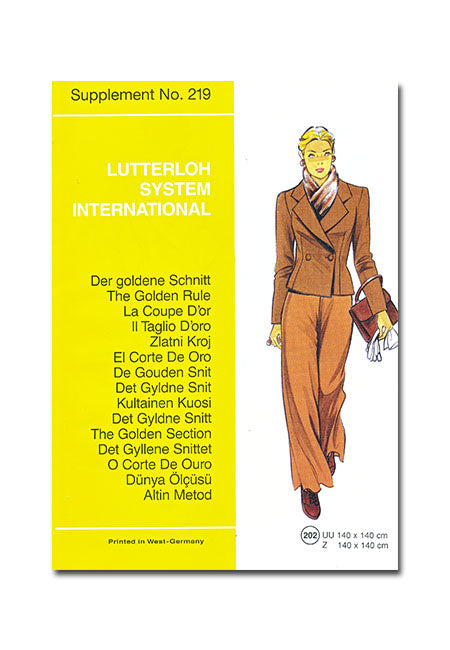 Modeergänzungs Heft Nr. 219 – Modeverlag Lutterloh